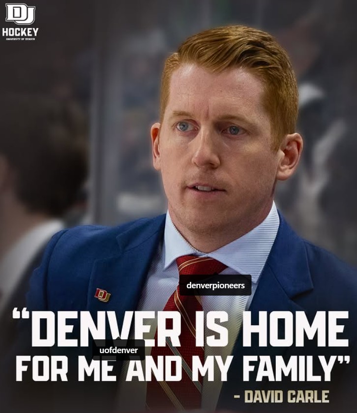 Carle signs extension as Denver hockey coach – COLORADO COLLEGIATE ...